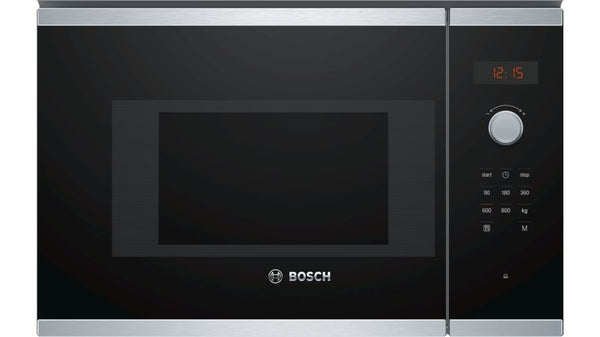 Bosch BFL523MS0B Series 4 Built In Microwave For Wall Unit STAINLESS S ...